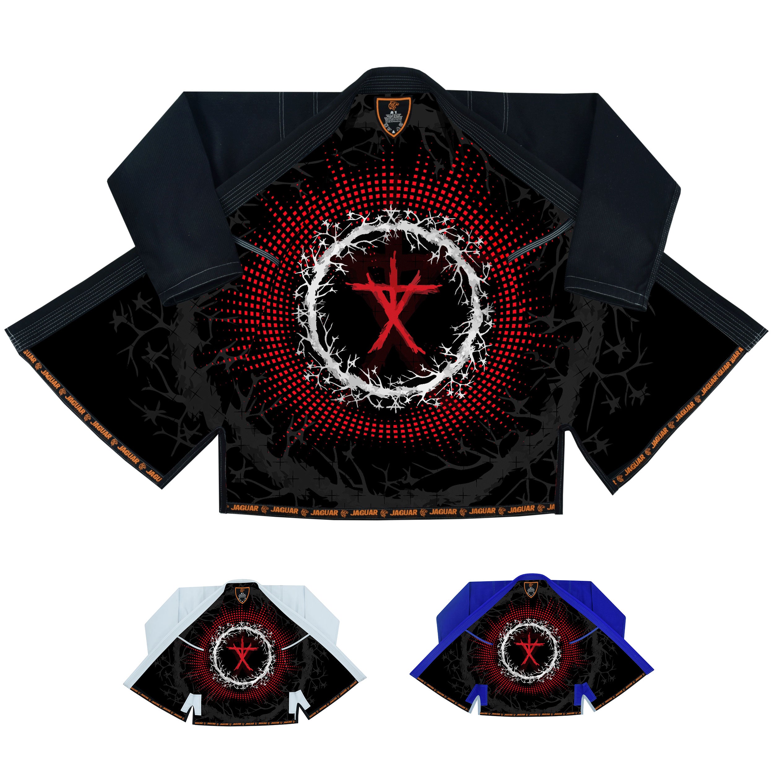 Jaguar Pro Gear - Red Zone Inner Sublimated - Pro Brazilian Jiu Jitsu